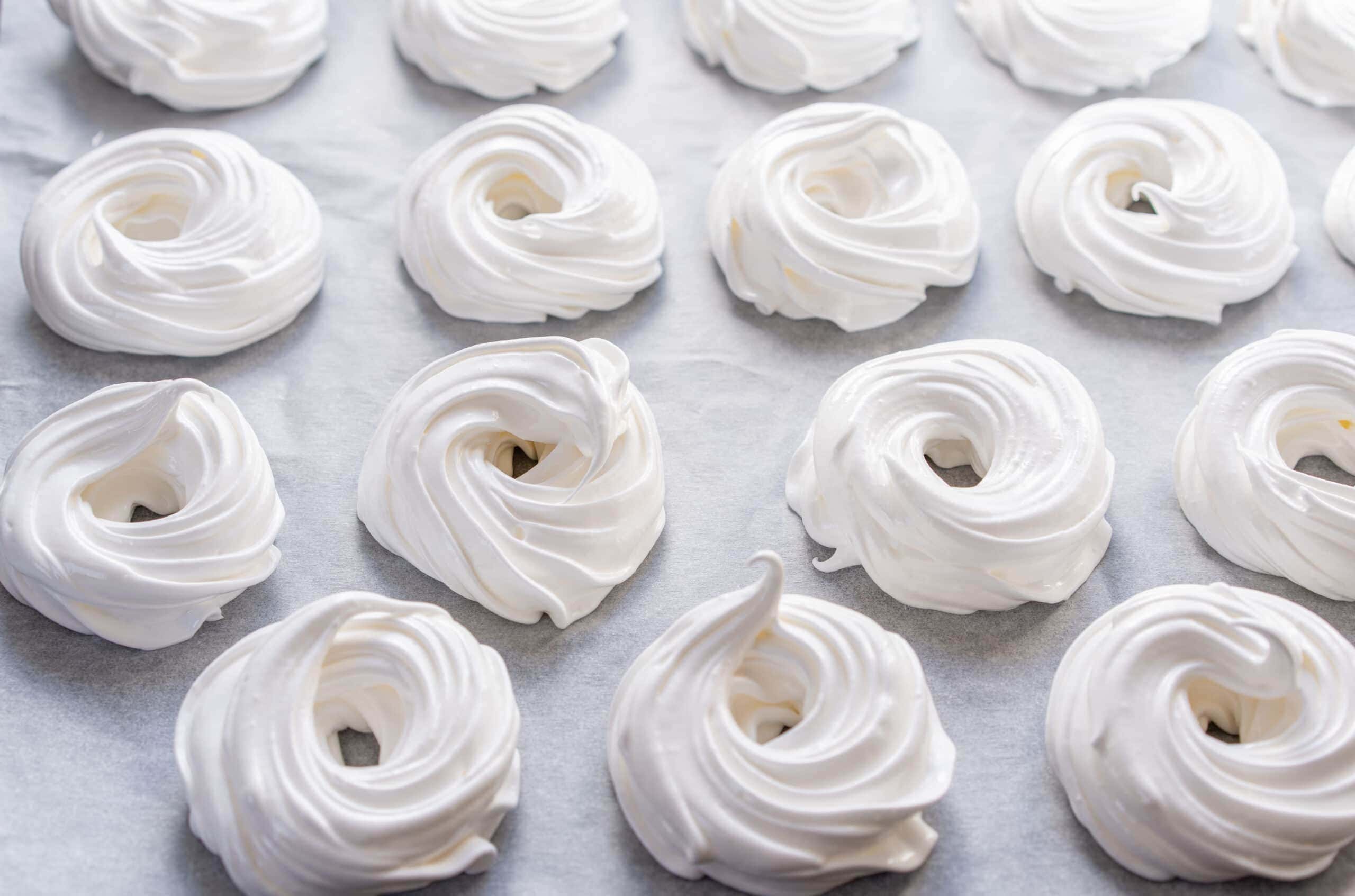 Rose Meringues